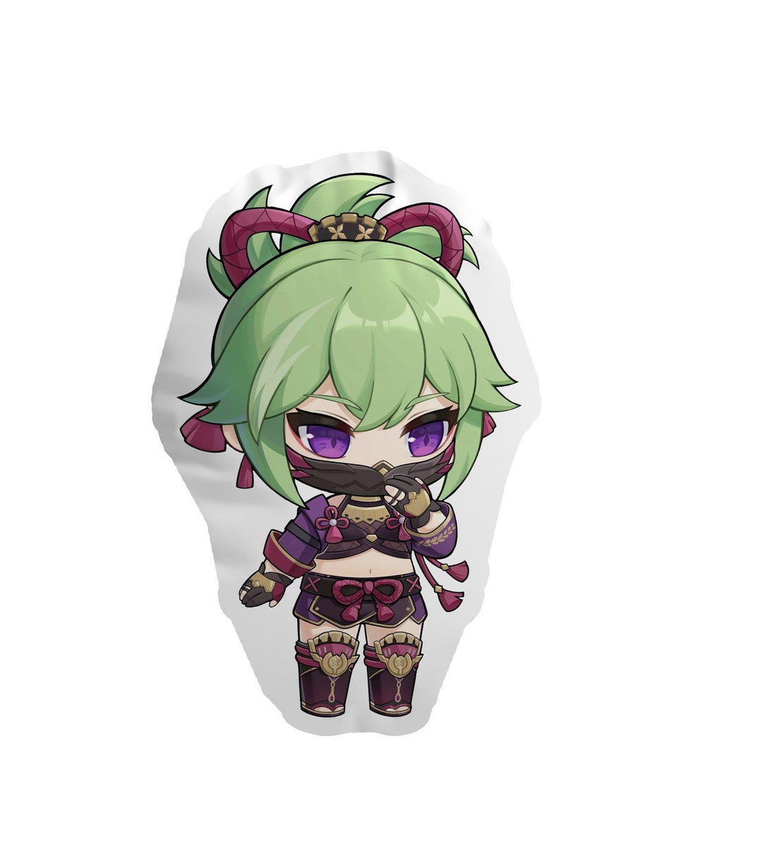 Pillow Chibi Genshin Impact Kuki Shinobu - Etsy