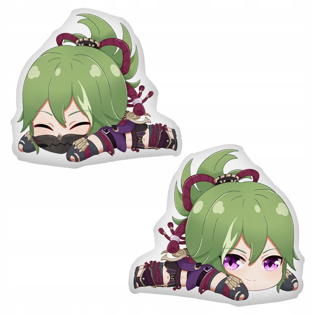 Pillow Chibi Genshin Impact Kuki Shinobu - Etsy
