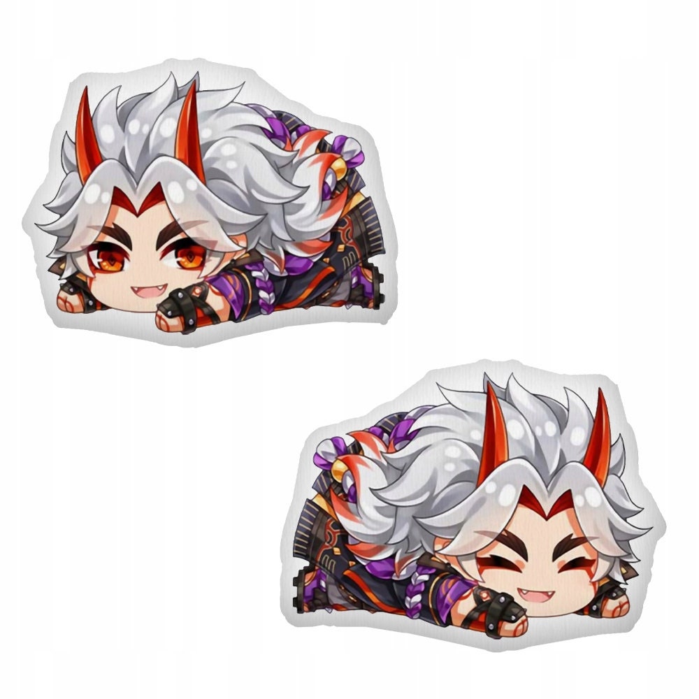 Pillow Chibi Genshin Impact Arataki Itto - Etsy