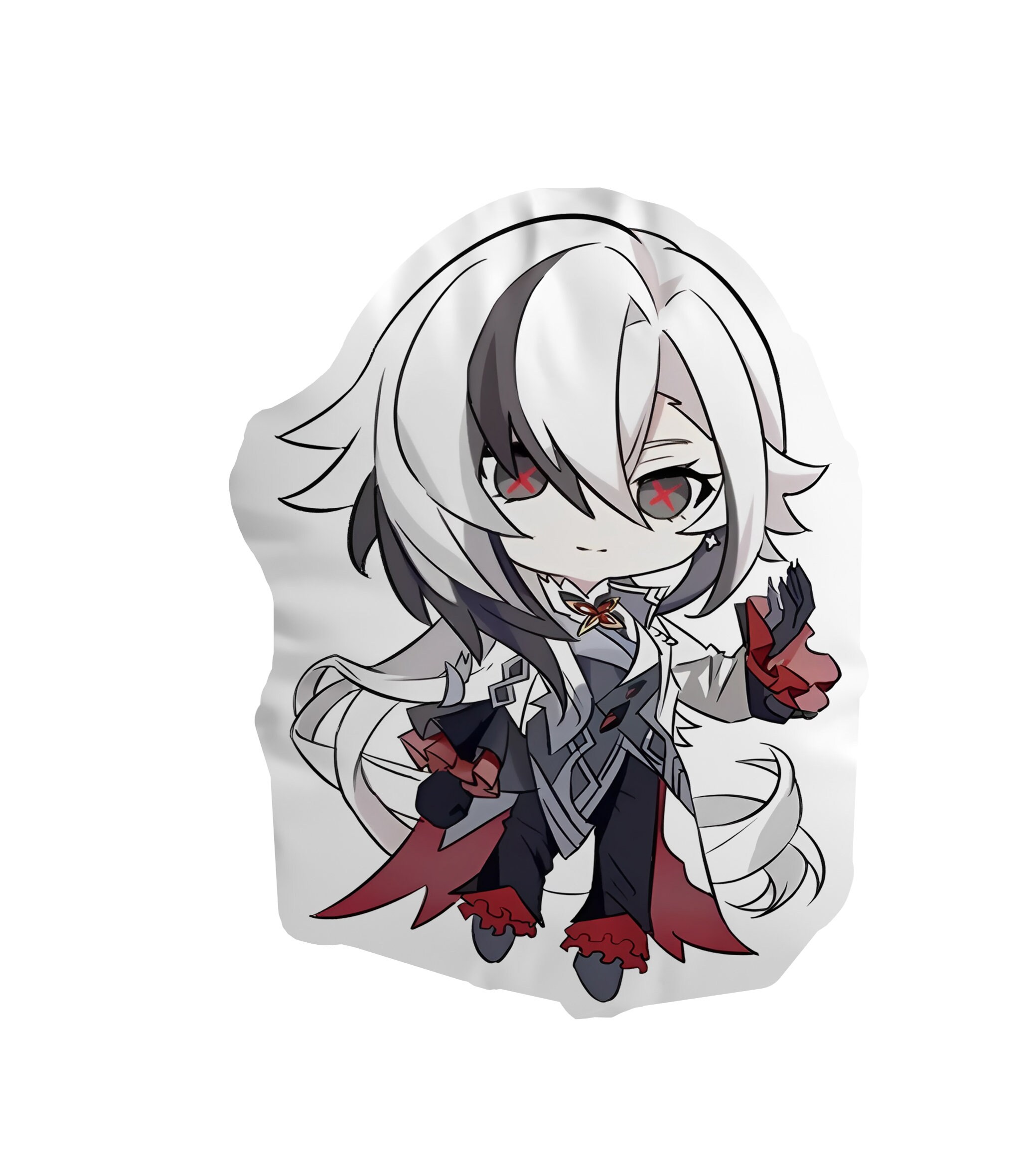 Pillow Chibi - Genshin Impact Arlecchino - Etsy