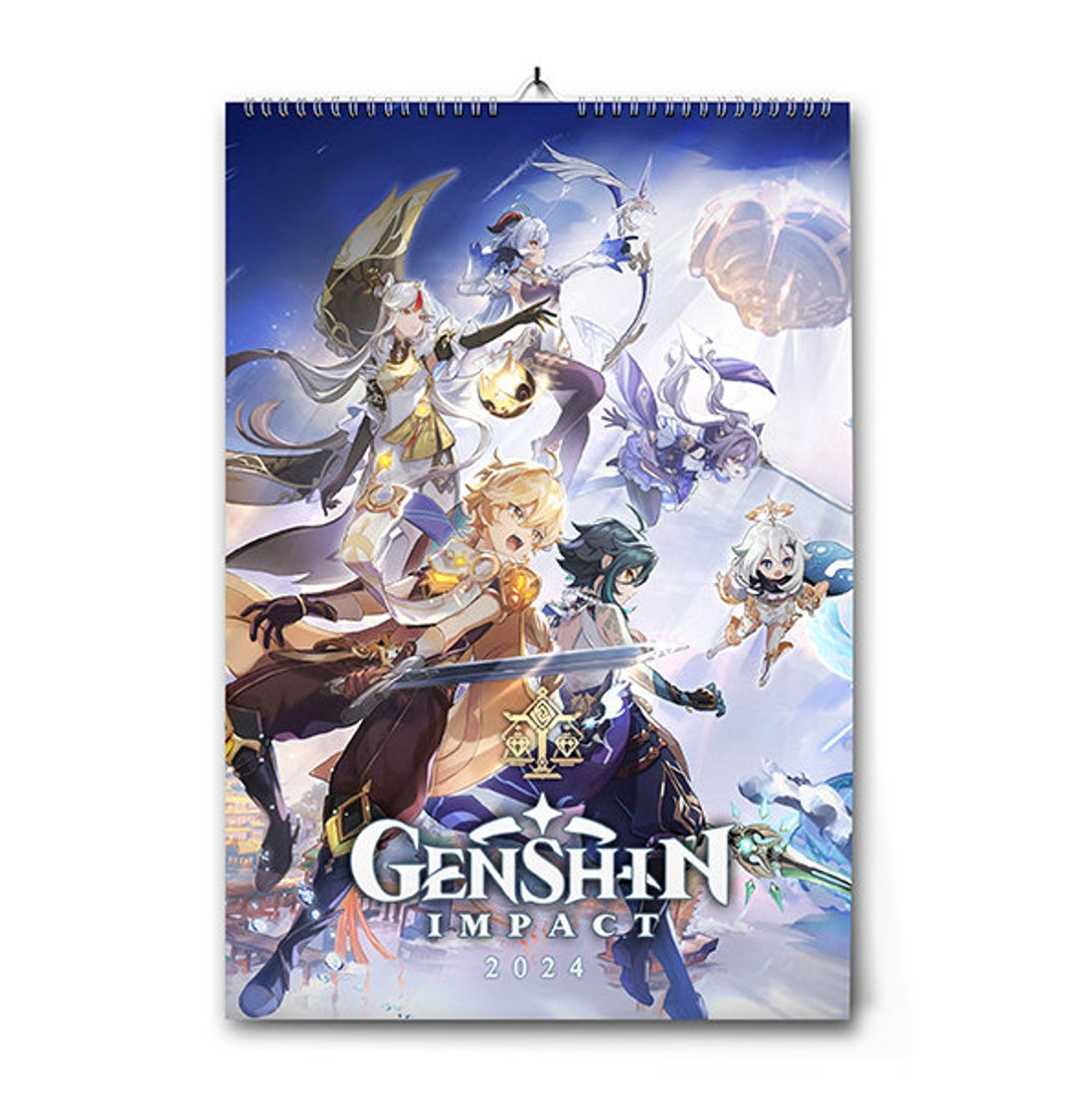 Calendar Genshin Impact 2024 Liyue - Etsy