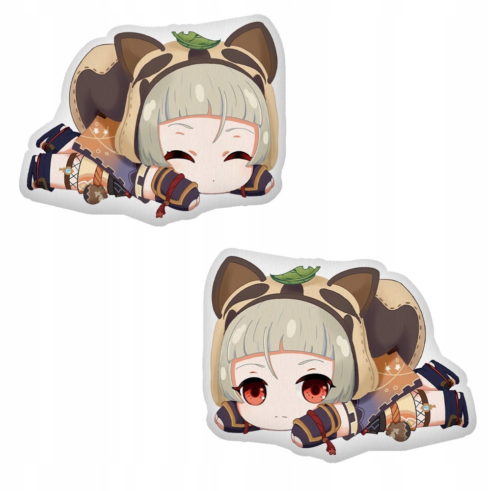 Almohada Chibi Genshin Impact Sayu - Etsy España