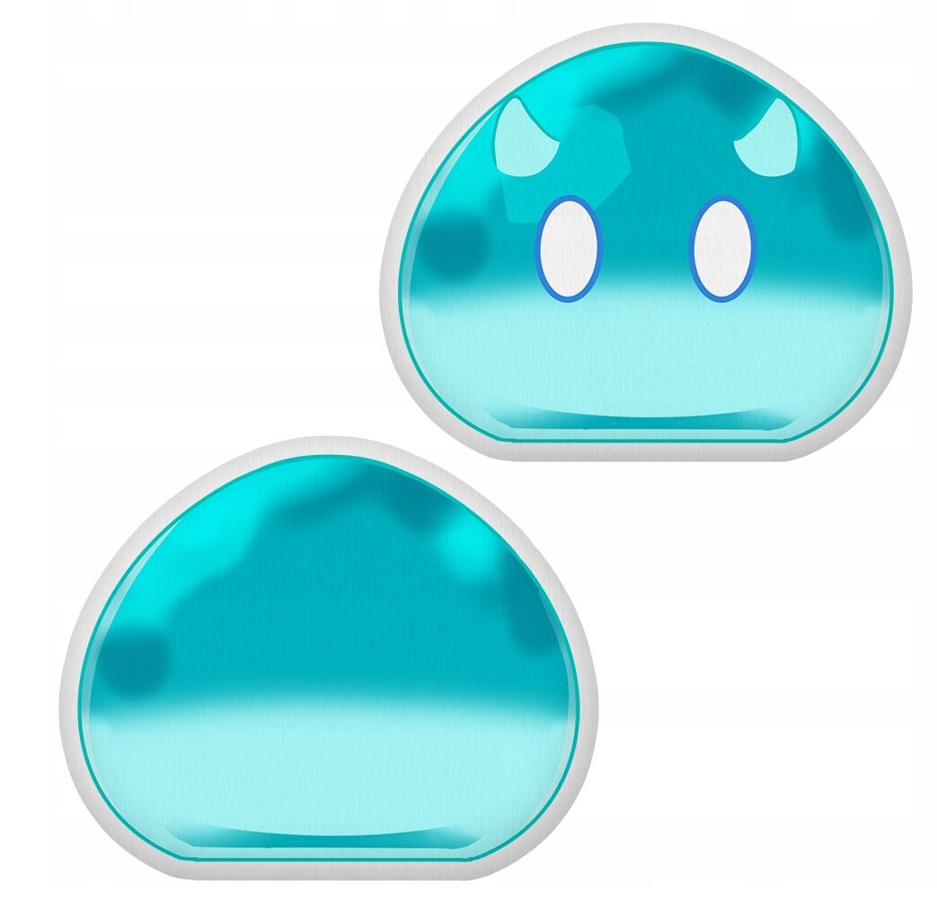 Pillow Chibi Genshin Impact Hydro Slime - Etsy