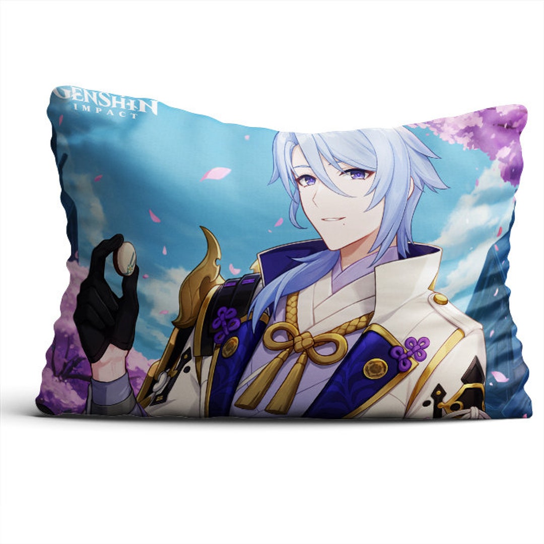 Pillow Genshin Impact Kamisato Ayato - Etsy