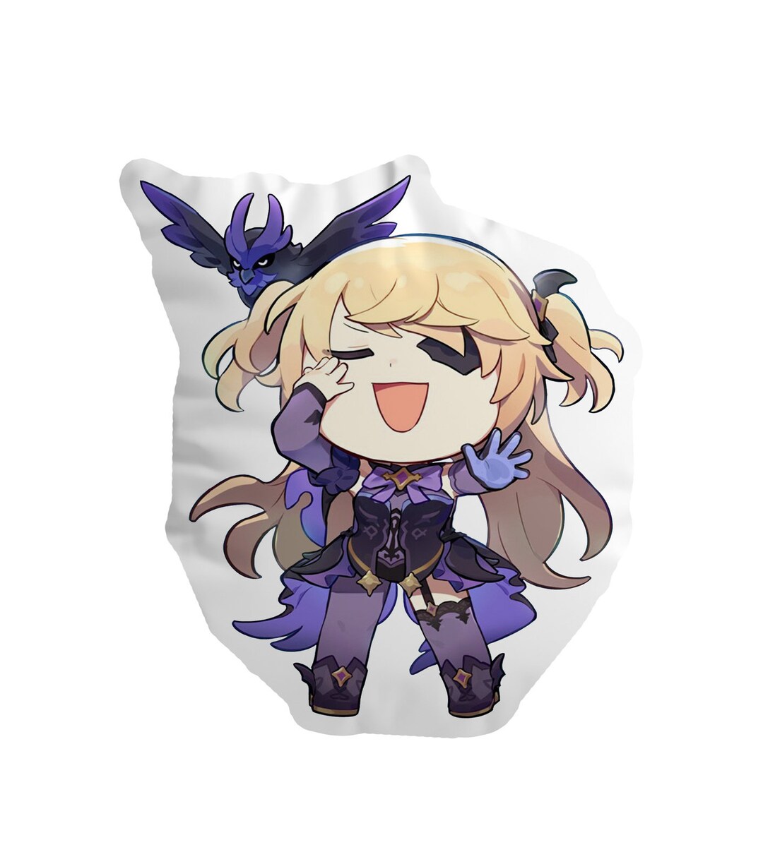 Pillow Chibi Genshin Impact Fischl - Etsy