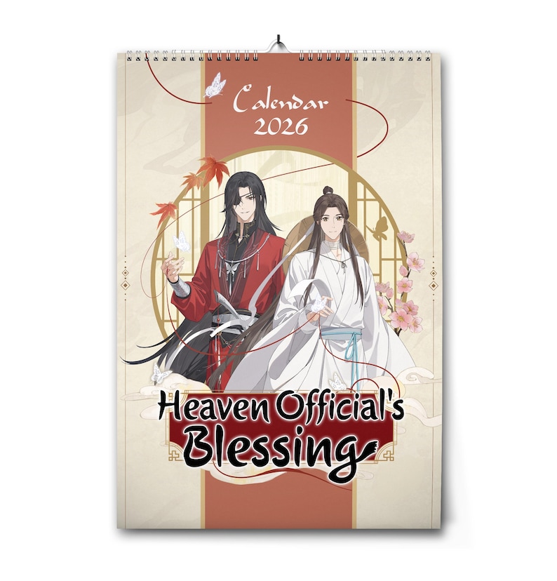 Calendar Heaven Official's Blessing / Tian Guan Ci Fu 2026 - Etsy UK