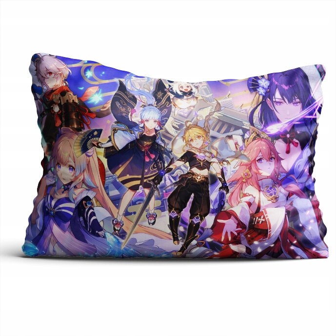 Pillow Genshin Impact Kokomi Yae Miko Raiden - Etsy