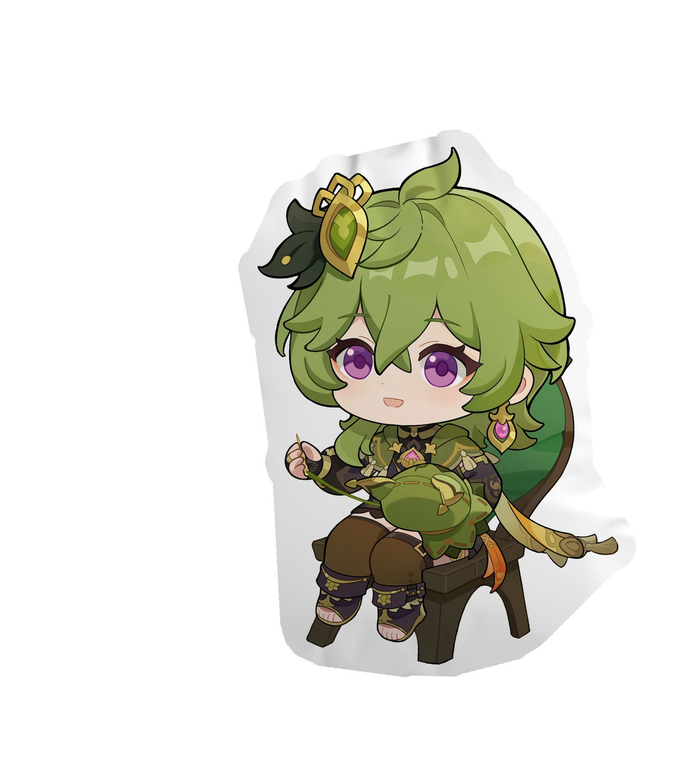 Pillow Chibi Genshin Impact Collei - Etsy