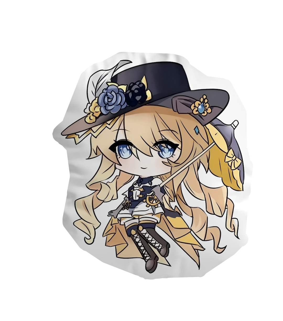 Pillow Chibi Genshin Impact Navia - Etsy