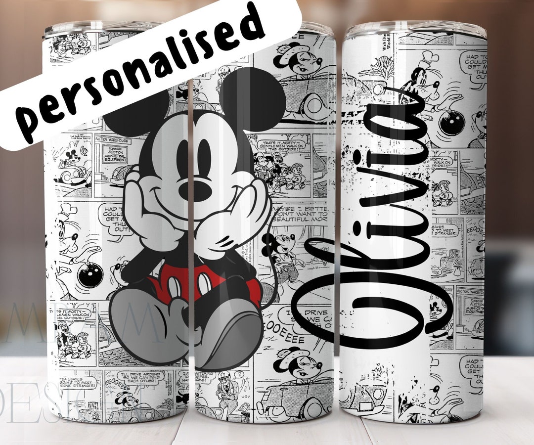 Personalised Cartoon Tumbler Design With Cartoon Characters Sublimation ...