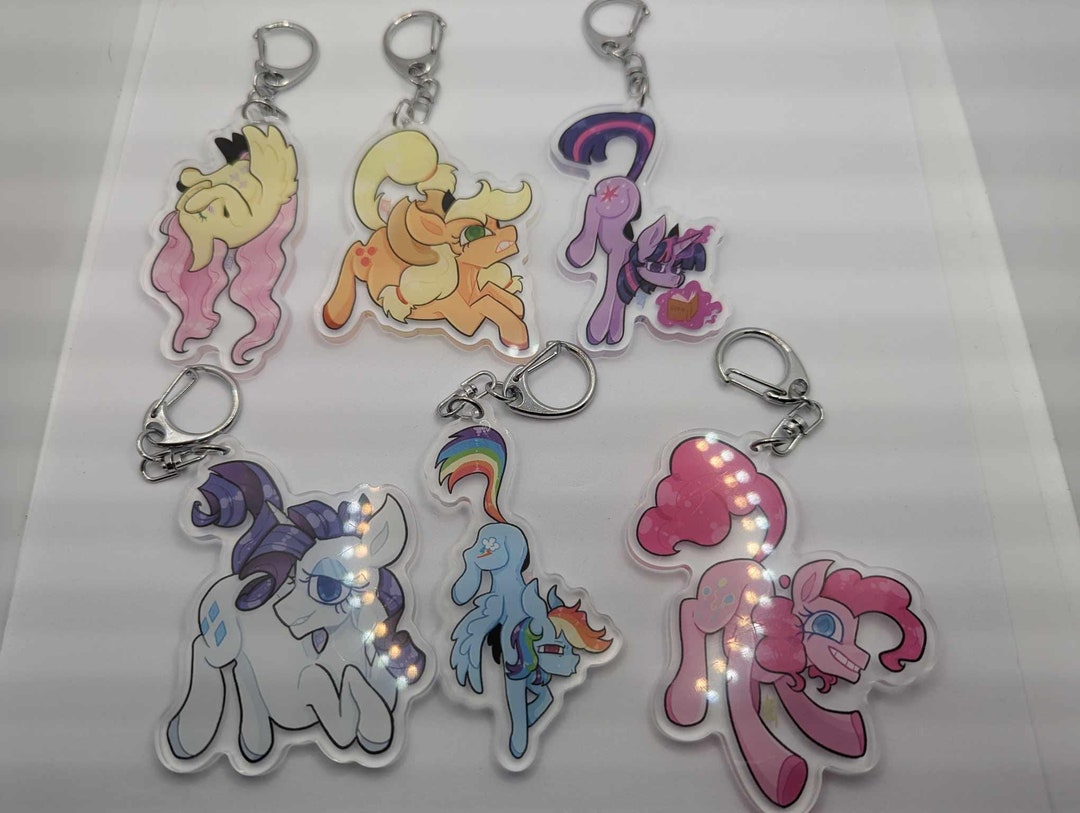 Pinchables! | My Little Pony Main (mane) 6 Keychains! | Limited Edition ...
