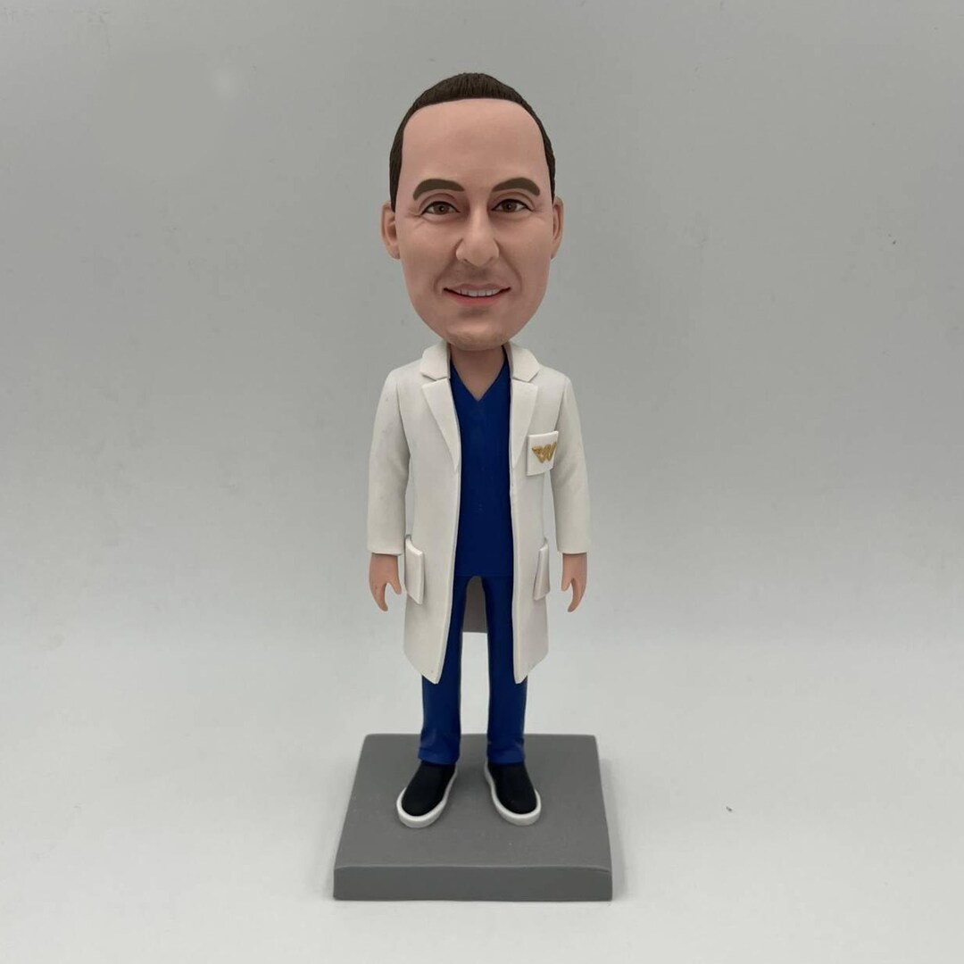 Personalized Doctor Figurine, Custom Medical Doctor Bobblehead ...