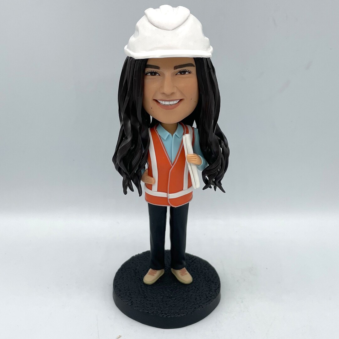 Custom Architect Bobblehead: Personalized Polymer Clay Figurine - Etsy