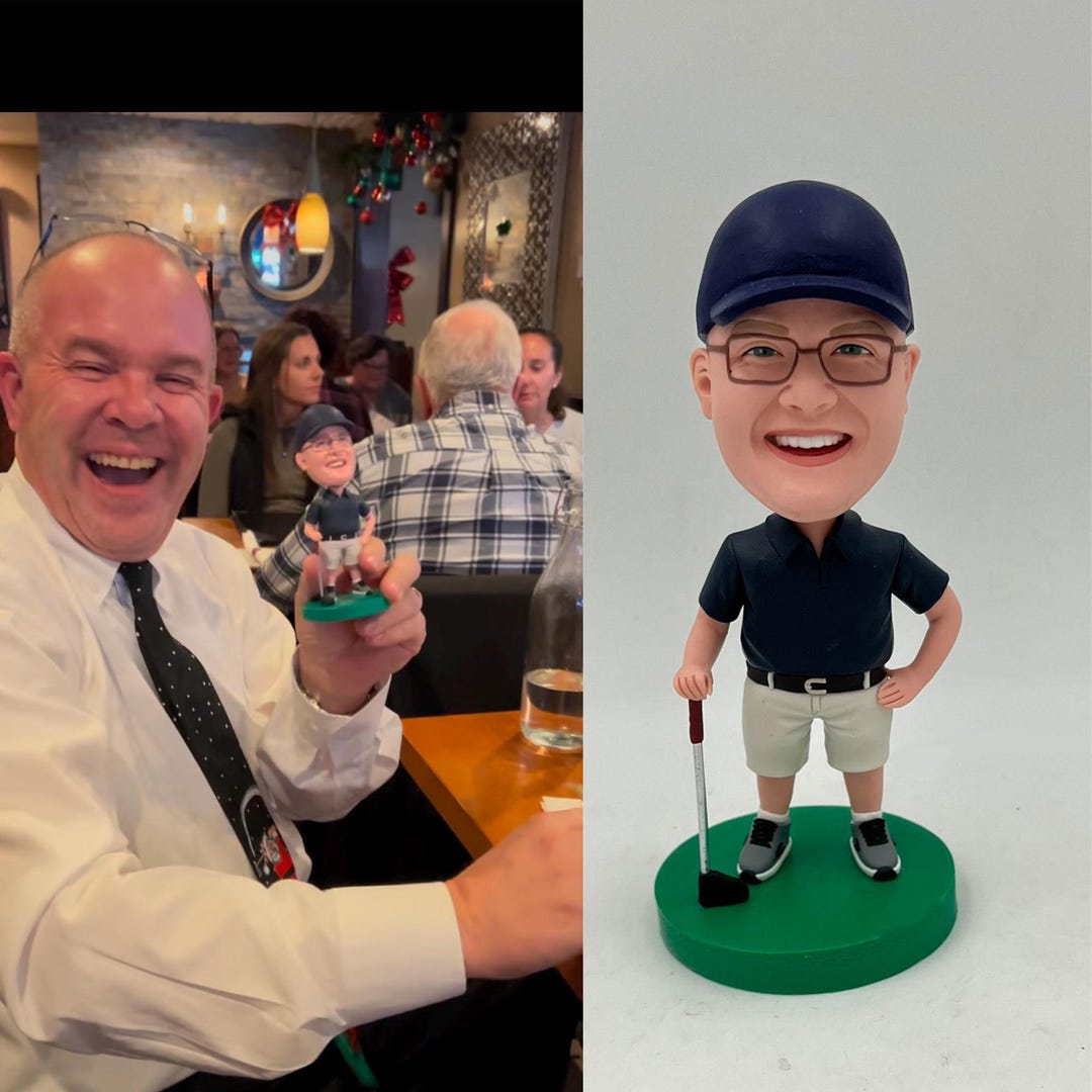 Custom Golf Bobblehead: Personalized Golfer Gift - Etsy
