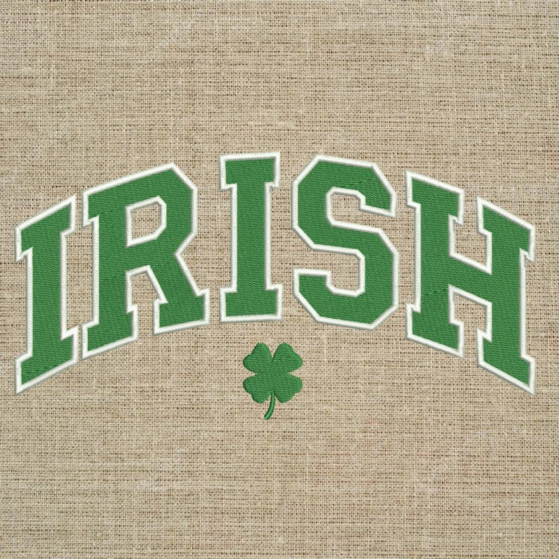 Irish Embroidery Design St Patricks Day Embroidery Designs - Etsy