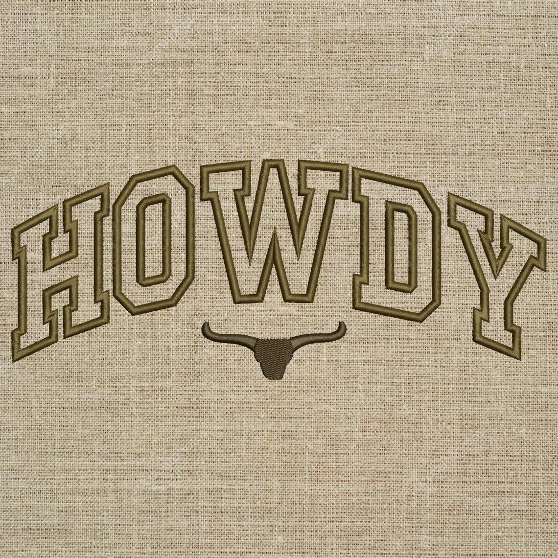 Howdy Embroidery Design Rodeo Western Embroidery Designs - Etsy