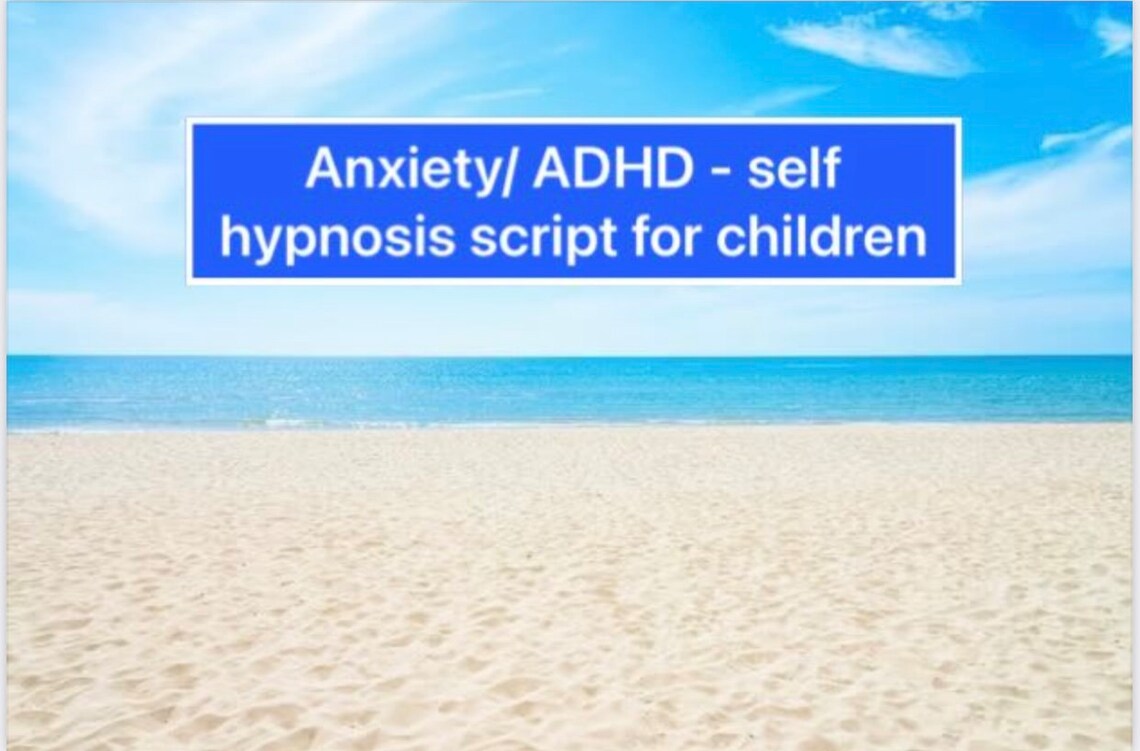 Anxiety/ ADHD Self Hypnosis Script for Children Quick and Effective - Etsy