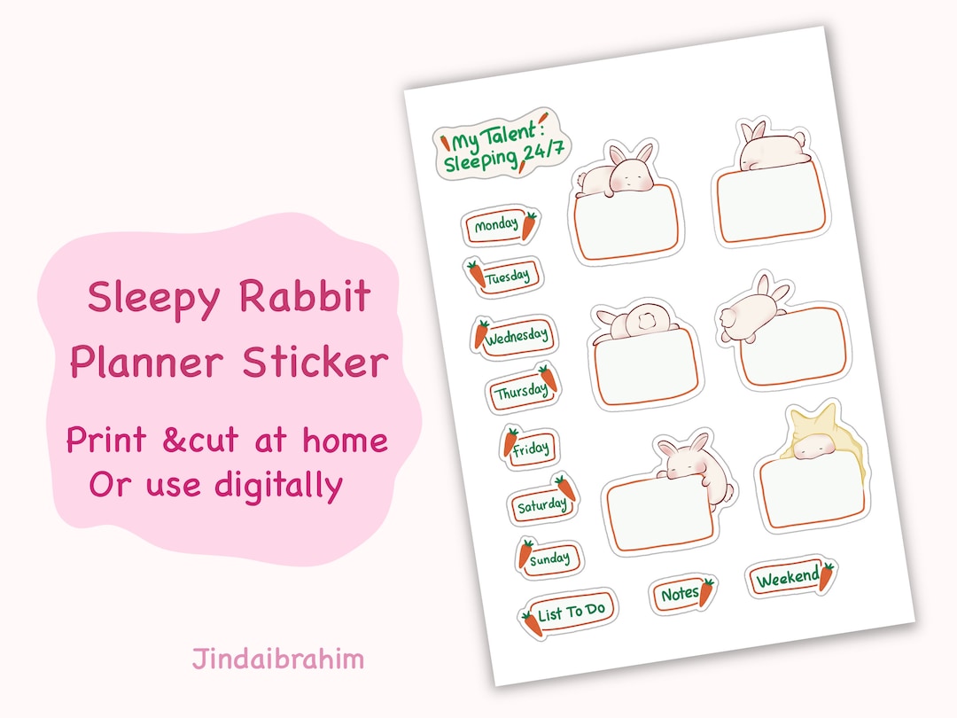 Printable Stickers Pack PNG Printable Art Sticker Sheet Printable ...
