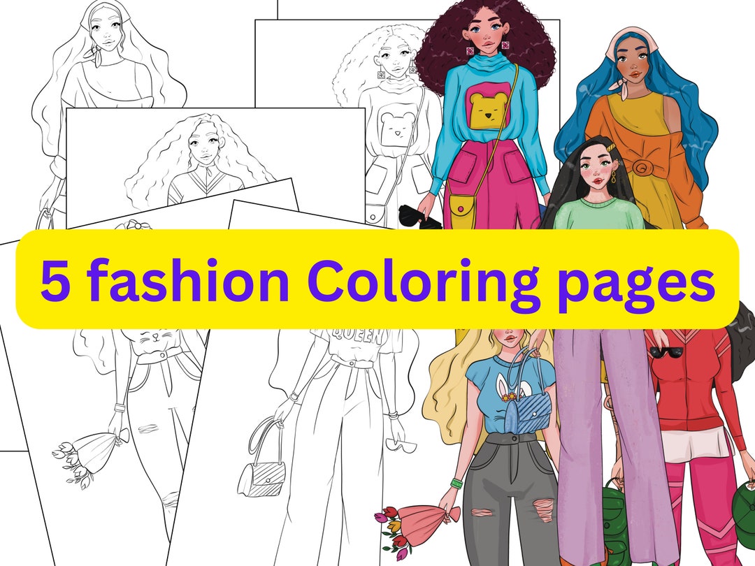 Printable Coloring Pages, Fashion Coloring Pages, Coloring Pages for ...