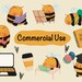 Student Clipart Digital Cute Bumblebee Clipart Back to School PNG ...