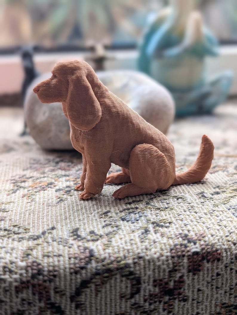 Cocker Spaniel Dog Miniature, 3D Printed Dog, Cake Topper, Dog Loss ...