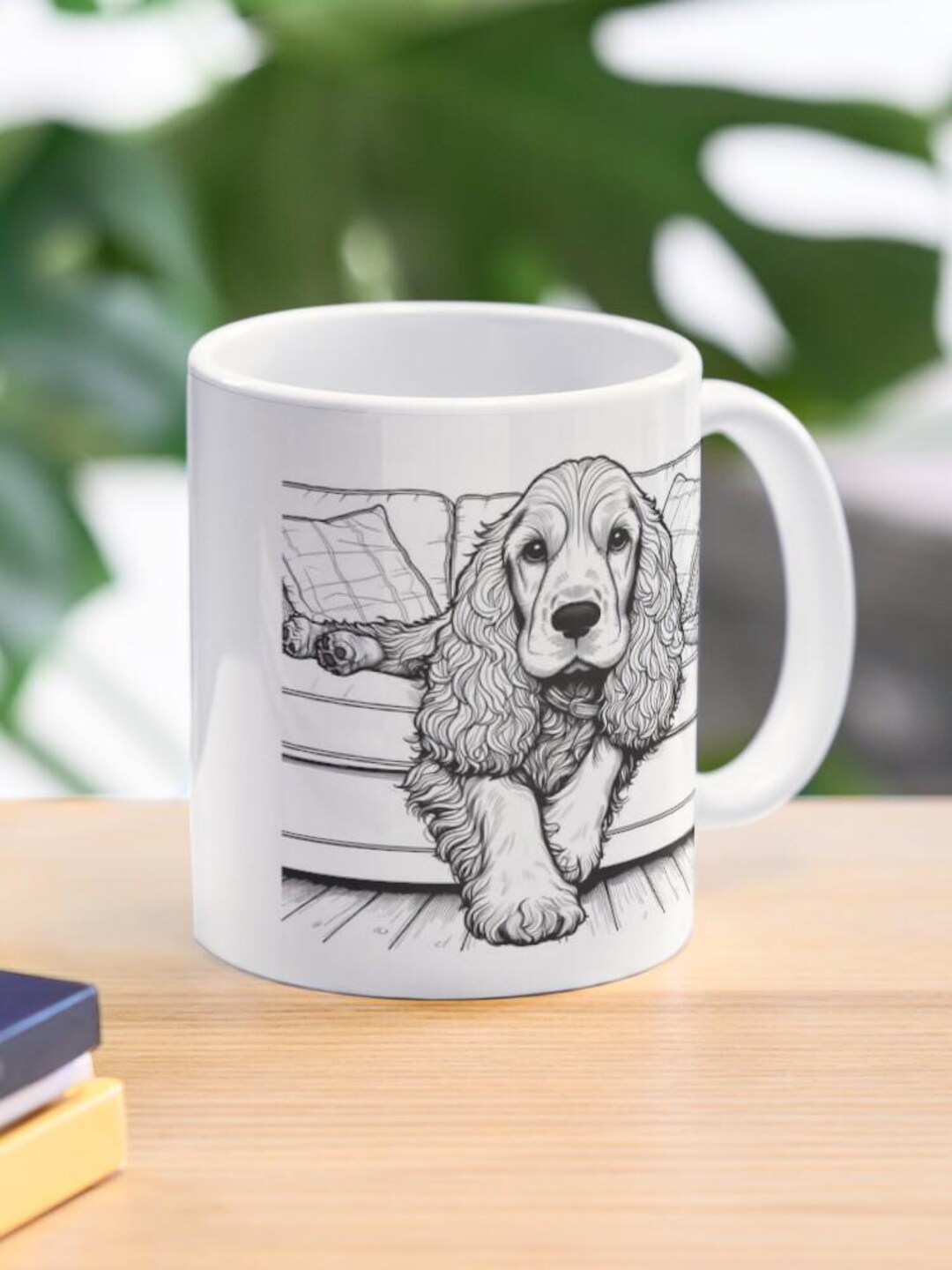 Cocker Spaniel Colouring Book - Printable Dog Colouring Book, Instant ...