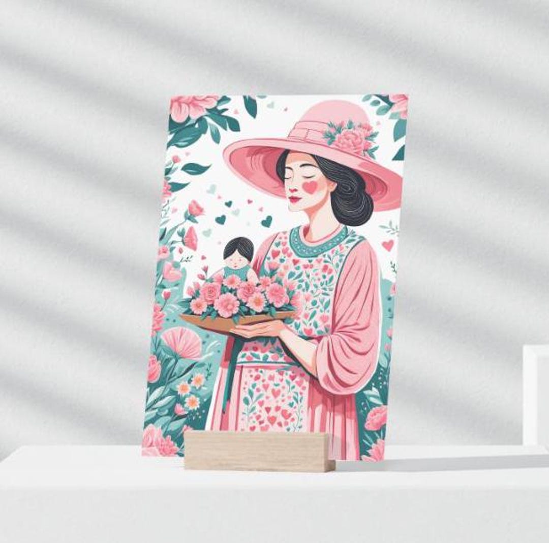 Printable Classic Mothers Day Clipart Bundle, 20 , Png Clipart With ...