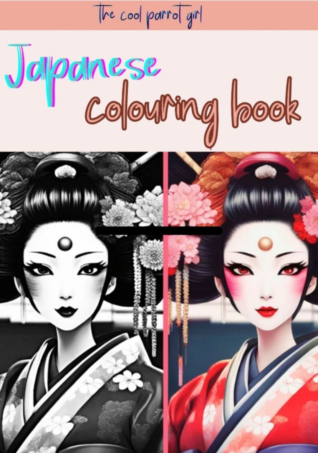 100 Asian Japanese Colouring Pages, to Print, Japanese Colouring Page ...