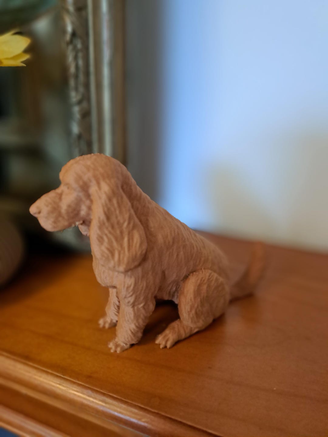 3d Printed Cute English Cocker Spaniel Dog Figurine for Cocker Spaniel ...