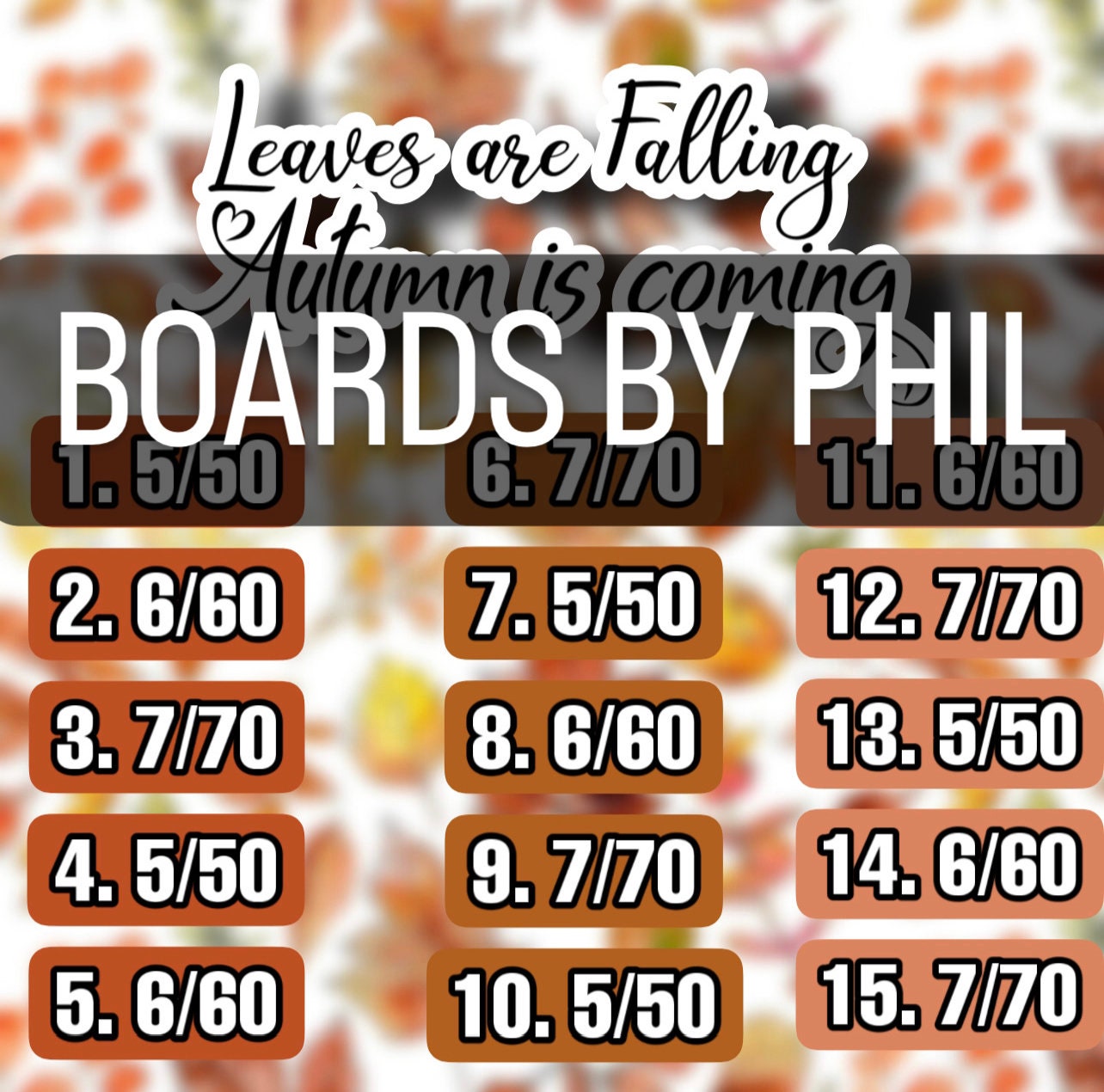 Pick Your Prize Bingo Board - Etsy