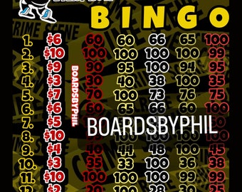 Pyp Bingo Board - Etsy