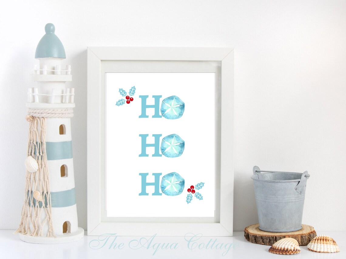 Seas & Greetings Seahorse Santa Christmas Nautical Festive Holiday ...