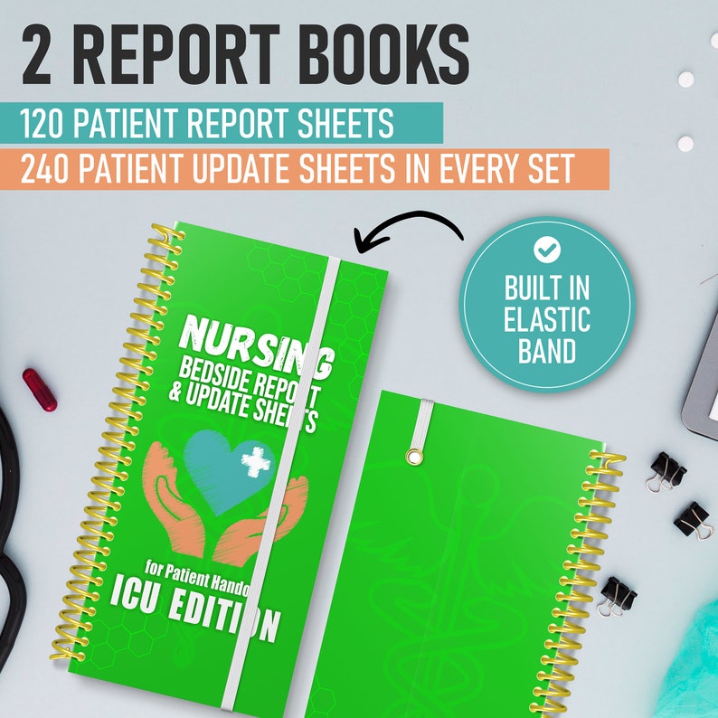 ICU Nurse Report Notebook: SBAR Handoff Sheets - Etsy