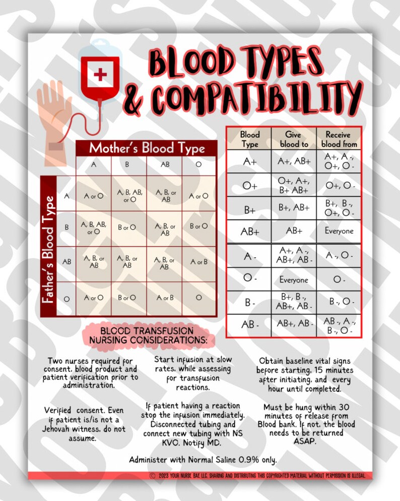 Hematology Med-surg Nursing Study Guide: Anemia, Hemophilia (study ...