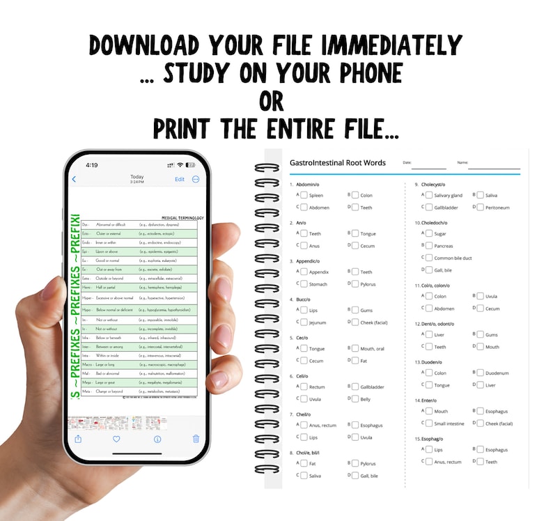 Medical Language for Nursing Students, Nursing Bundle - Etsy