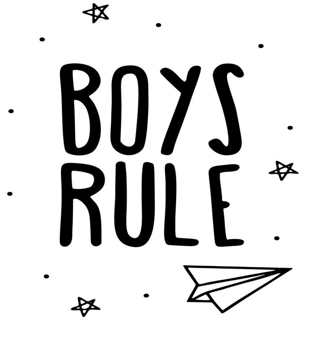 Boys Rule SVG, Silhouette Cut Files, Png, Sublimation, Svg for Cricut ...