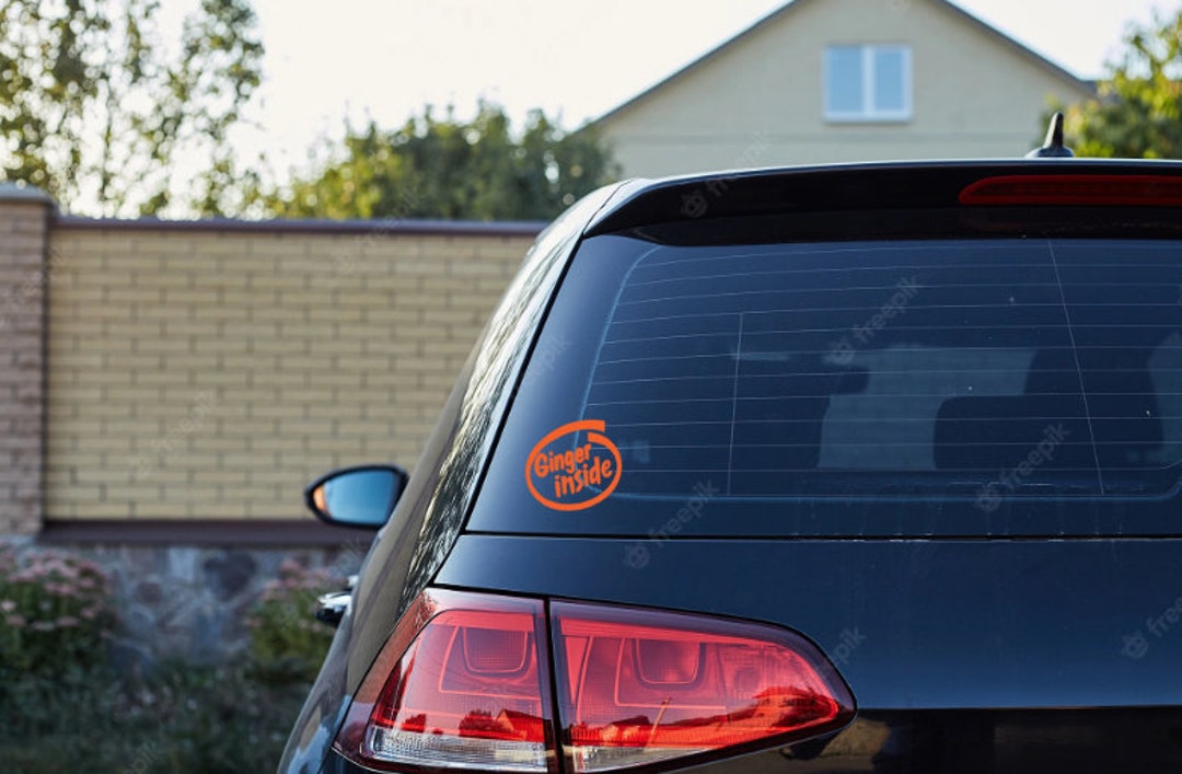 GINGER INSIDE FUNNY Car Stickers Decals Jdm Jap Dub Van Bumper - Etsy