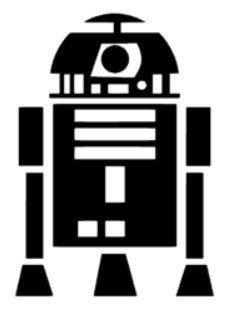 Printable R2d2 Stencil