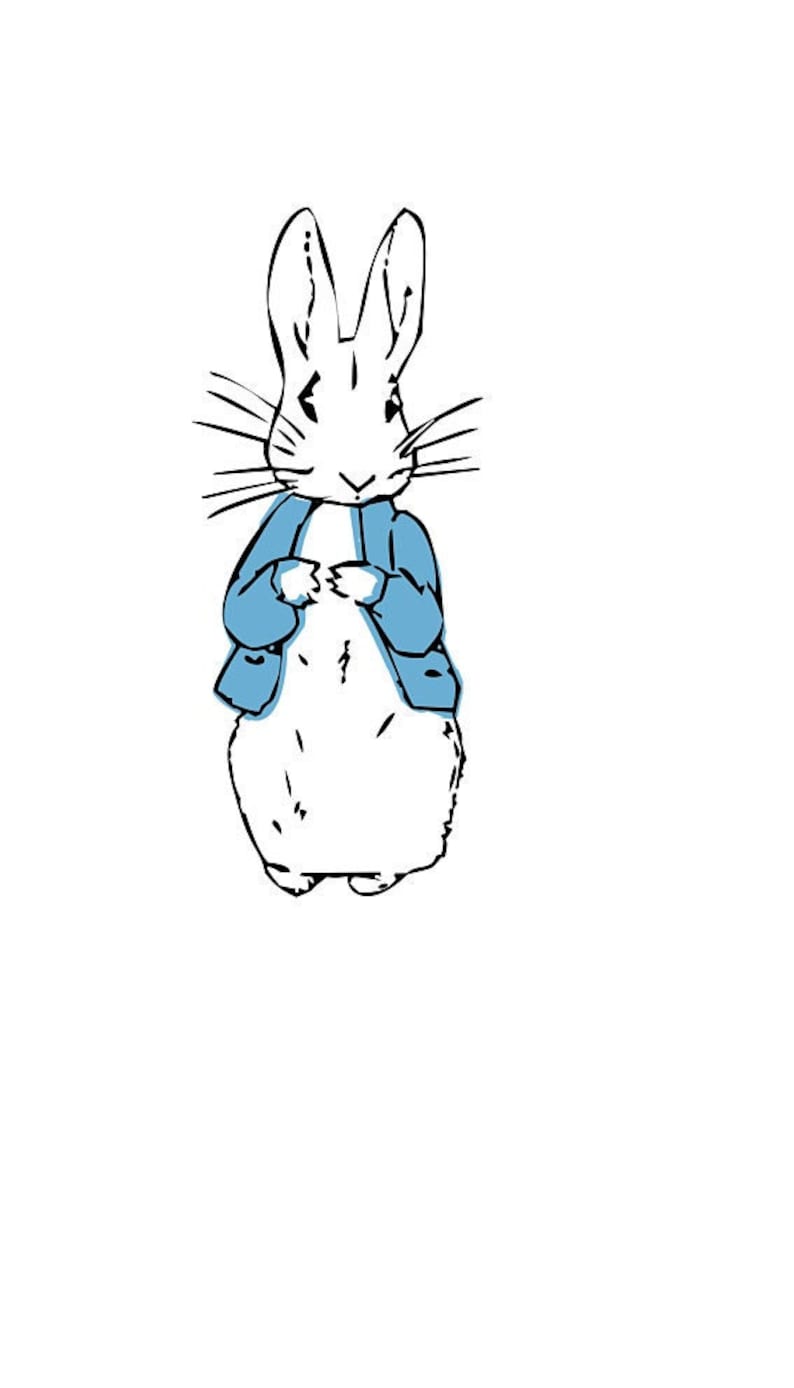 Peter Rabbit - SVG File, Png File - Instant Download - Cricut Explorer ...