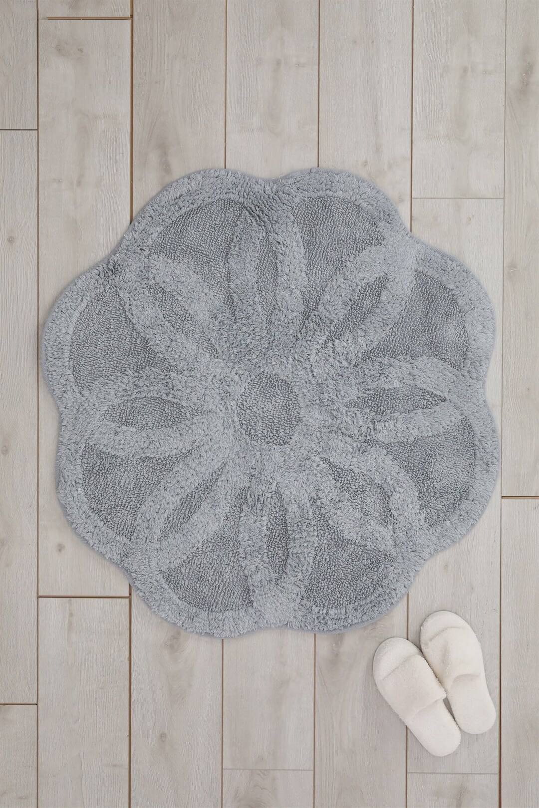 Daisy Bath Mat, Flowers Shaped Door Mat, Washable Bath Mat, Handmade ...