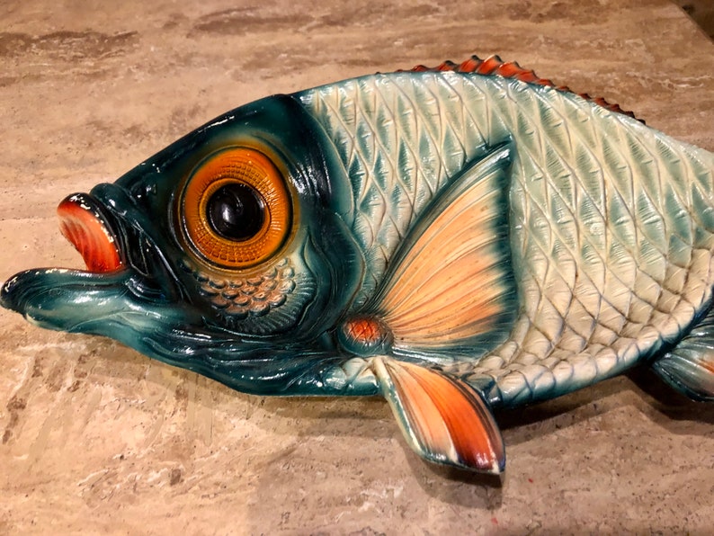 A Rare French Fish Plate - Etsy