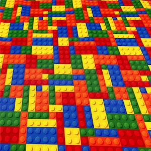 Building Blocks Fabric Construction Toy Bricks Fabric Kids Games Cotton ...
