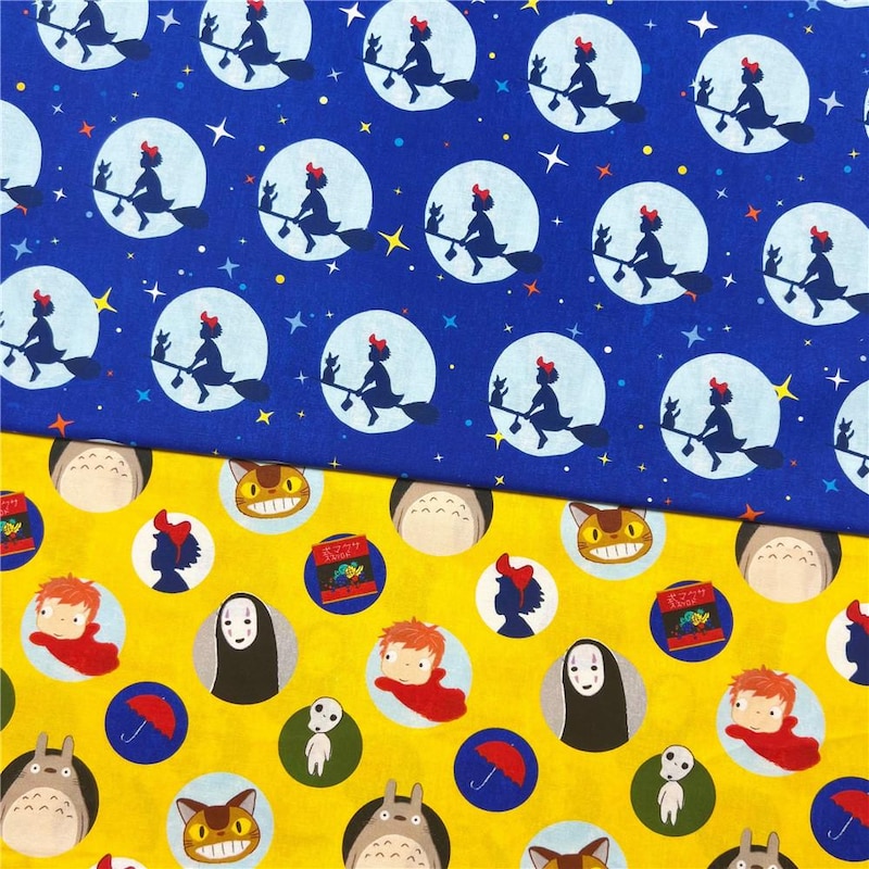 Studio Ghibli Sewing Fabric - Etsy UK