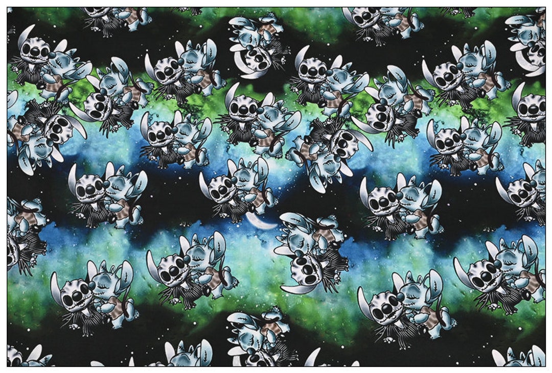 Disney Terror Lilo&stitch Fabric Water Pipe Fabrics Printed - Etsy