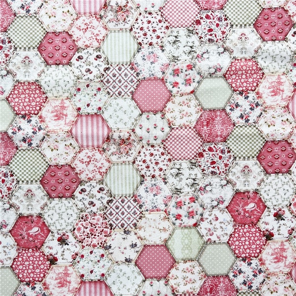 Patchwork Fabric - Etsy