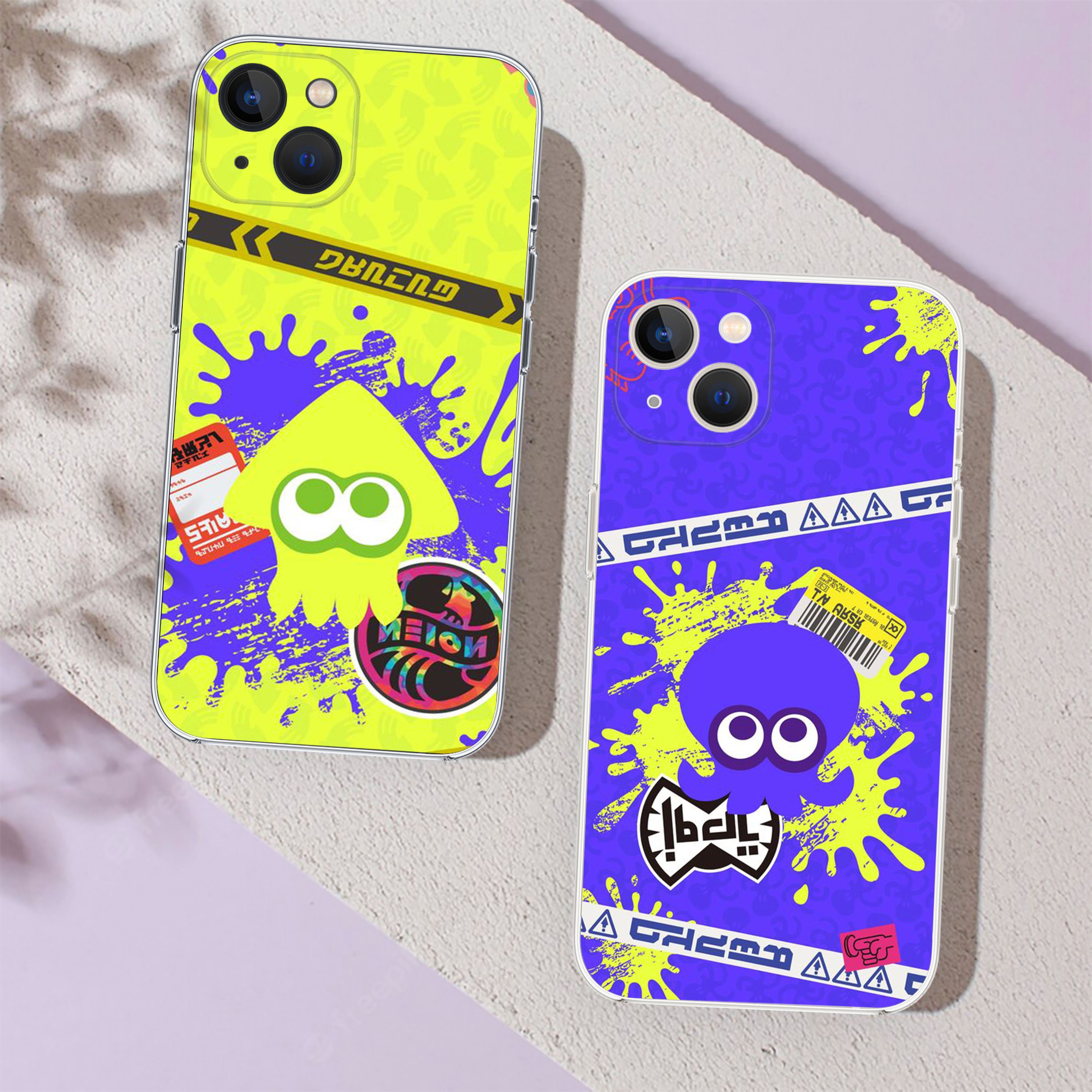 Kawaii Ins Japanese Cute Splatoon Anime Comic Game Iphone Case - Etsy ...