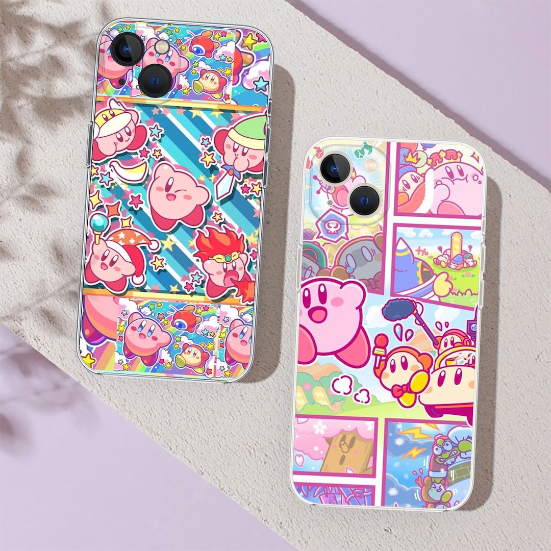 Kawaii Ins Japanese Cute Kirby Anime Comic Game iPhone Case - Etsy