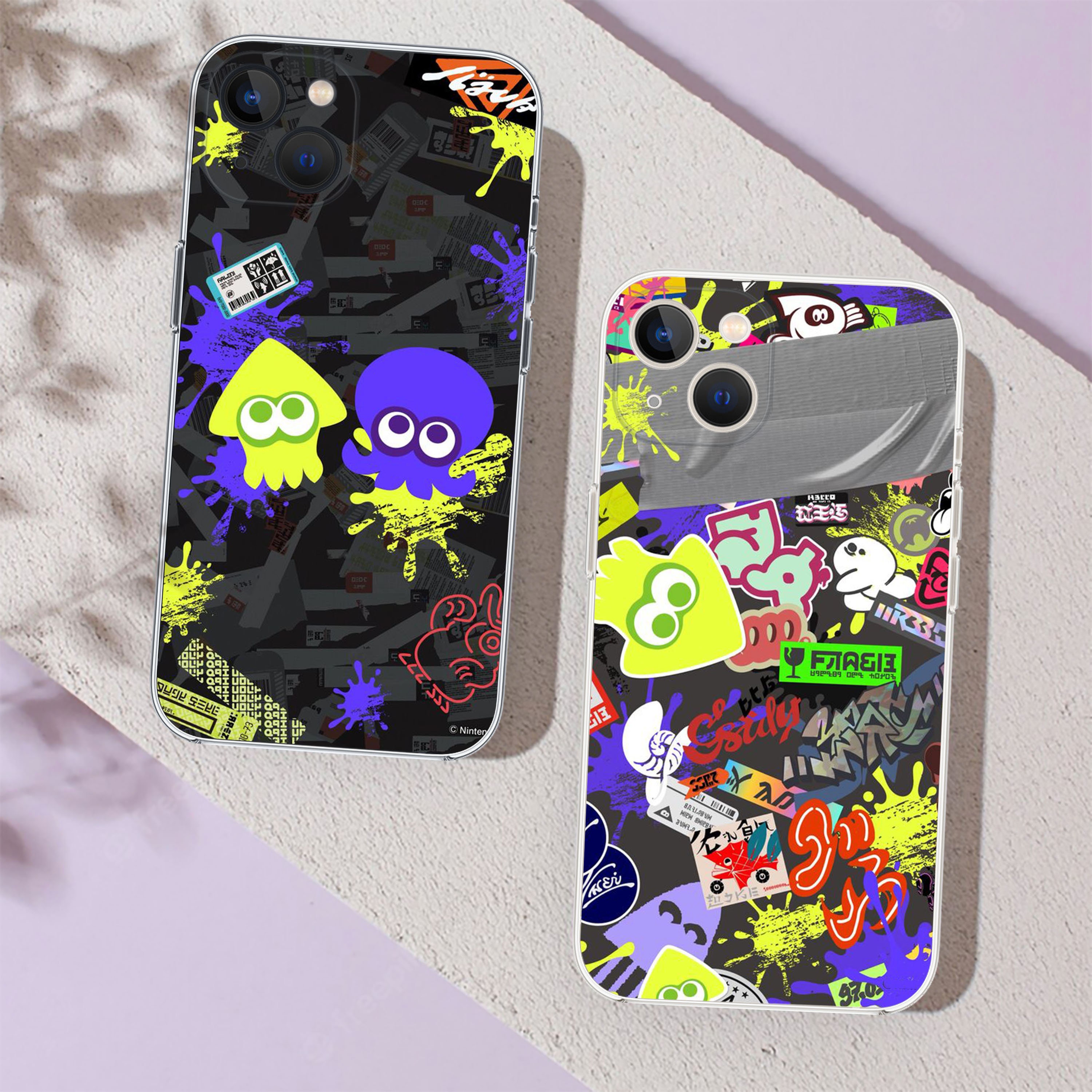 Kawaii Ins Japanese Cute Splatoon Anime Comic Game Iphone Case - Etsy UK