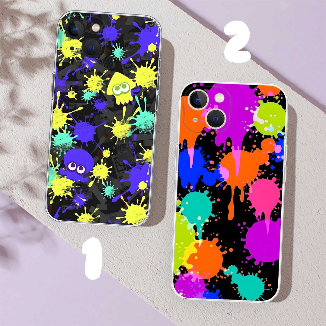 Kawaii Ins Japanese Cute Splatoon Anime Comic Game Iphone Case - Etsy