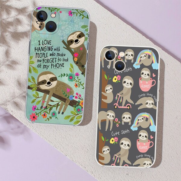 Sloth iPhone Case - Etsy